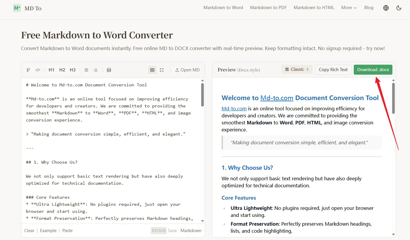 Can I Convert Markdown to DOCX? Yes, Here's How (3 Simple Steps) | Blog